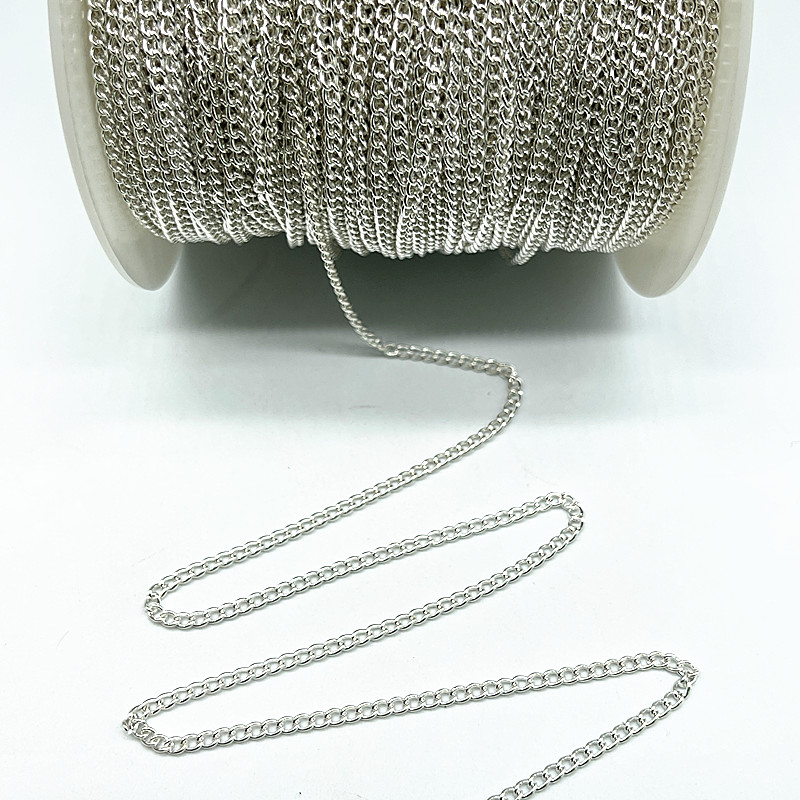 1/2/5/10Meter 2.0/2.5mm Gold Stainless Steel Flat Cable Necklace Chains ...