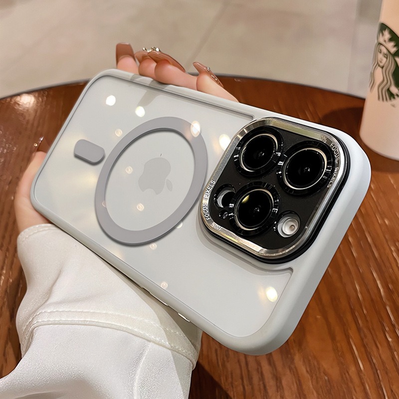 HOCE Luxury Clear Magnetic Phone Cases For iPhone 16 15 14 13 12 Pro ...