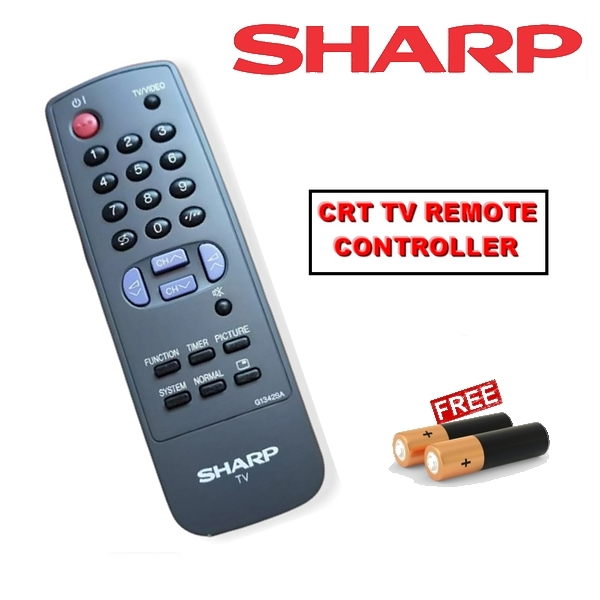Sharp CRT TV Remote Controller & Free Batteries | Daraz.lk