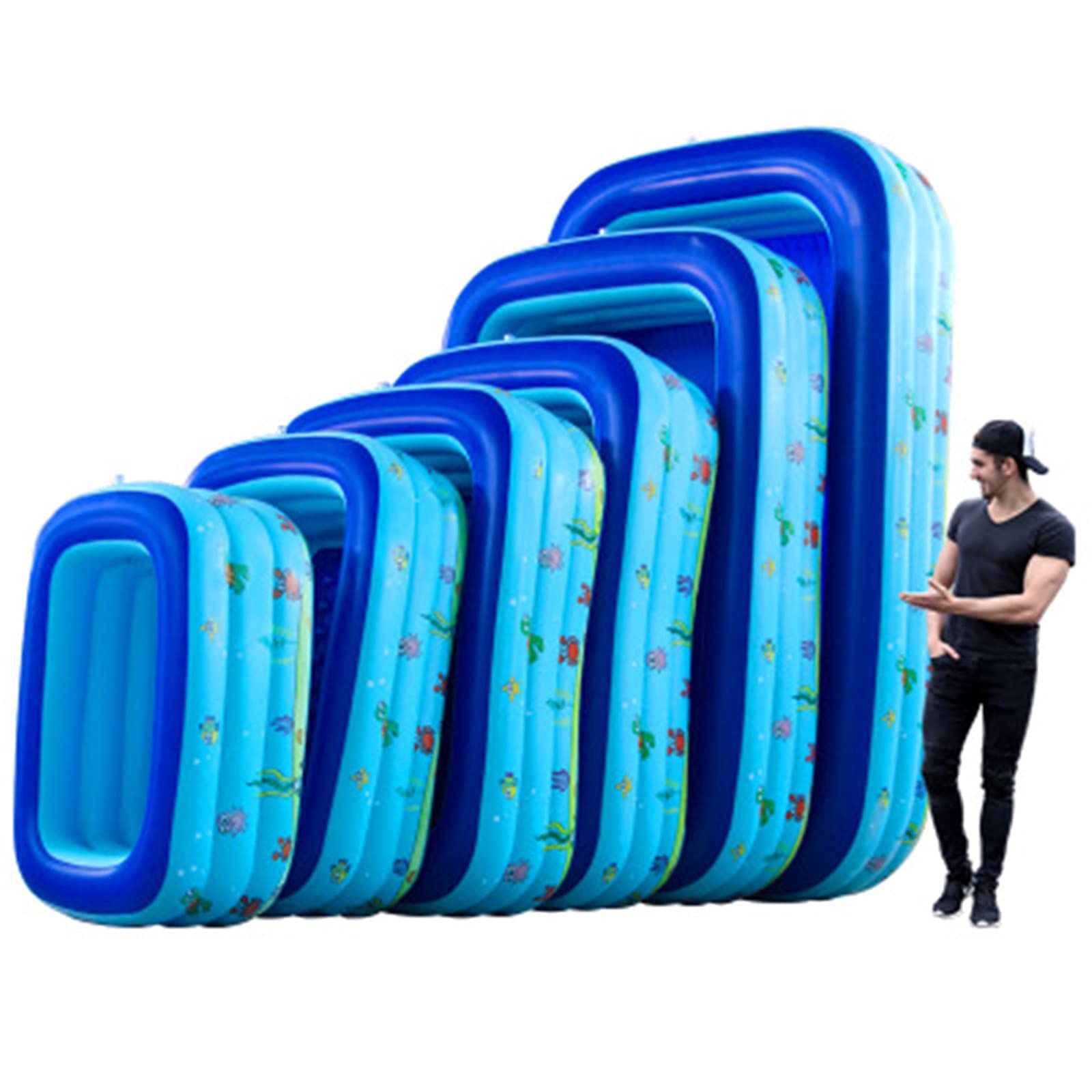 Inflatable Pools, Paddling Inflatable Pool Multiple size selection 1.1 ...