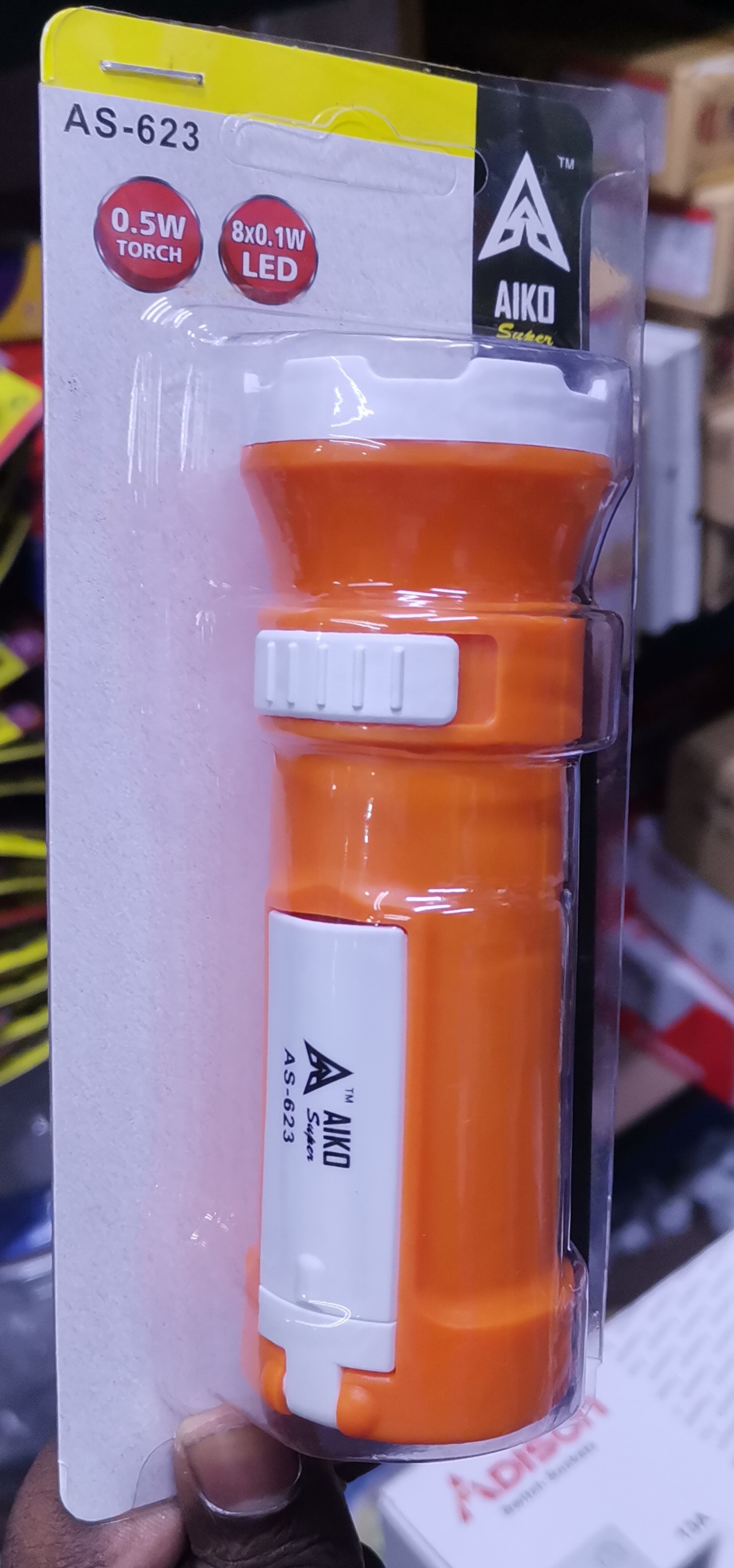 Aiko Super LED Rechargeable Flash Torch AS-623 | Daraz.lk