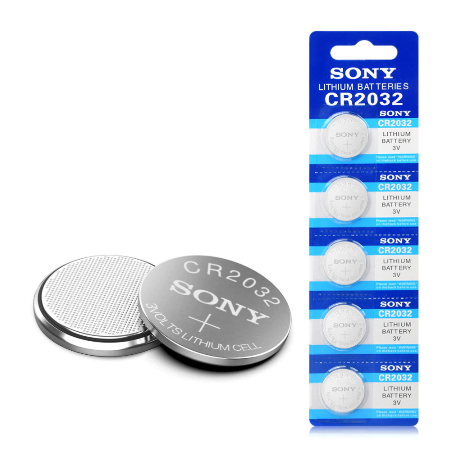CR2032 Button Cell Battery 3V Lithium Batteries for Watch Remote Toy ...