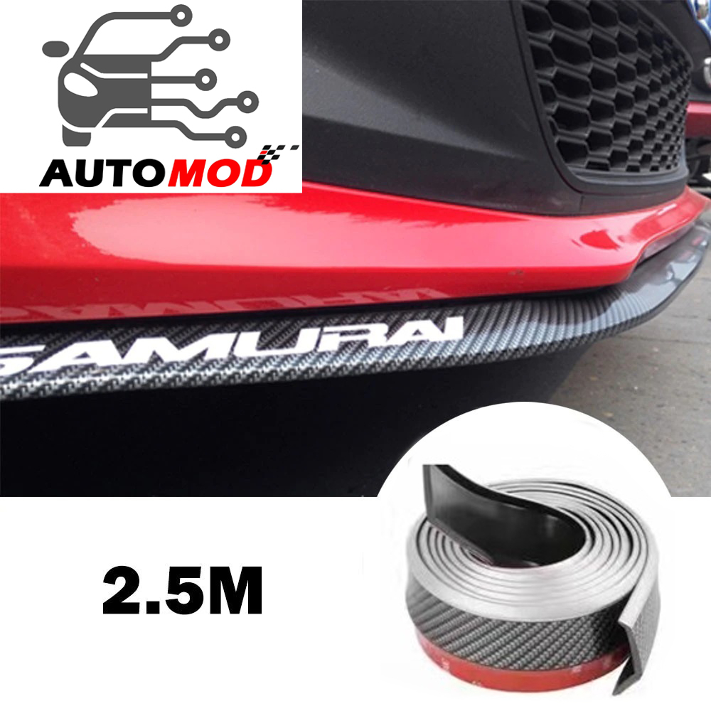 Samurai Carlip - Carbon fibre with silver line | Daraz.lk