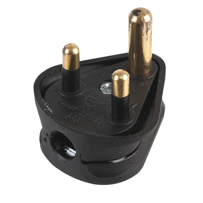 EU Plug 240V 5A 3Pin Plug Top Round Pin | Daraz.lk