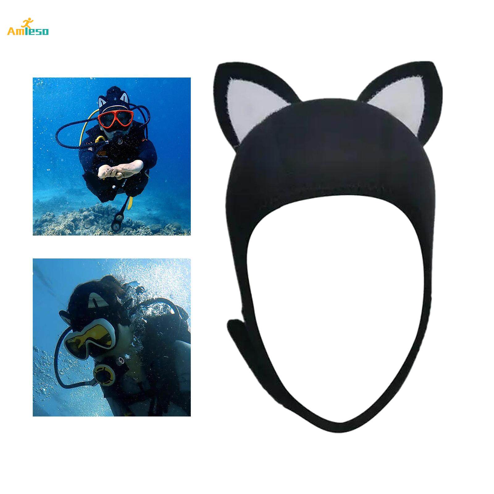 Scuba Diving Hood Cap 3mm Neoprene Hood Headgear Head Cover Thermal ...