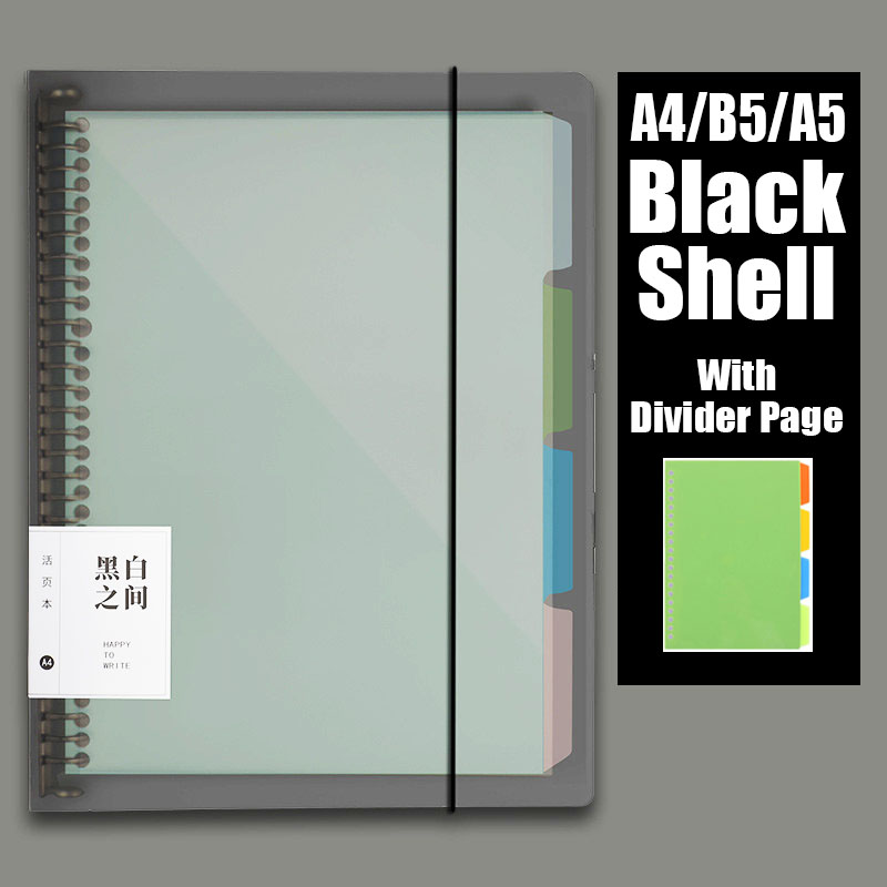 👍👍 60Sheet Replaceable Refill Loose Leaf Notebook A4 A5 B5 Spiral ...