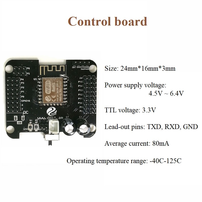 【World Supermarket 2021】Robot Control Board compatible with plen2 plen ...
