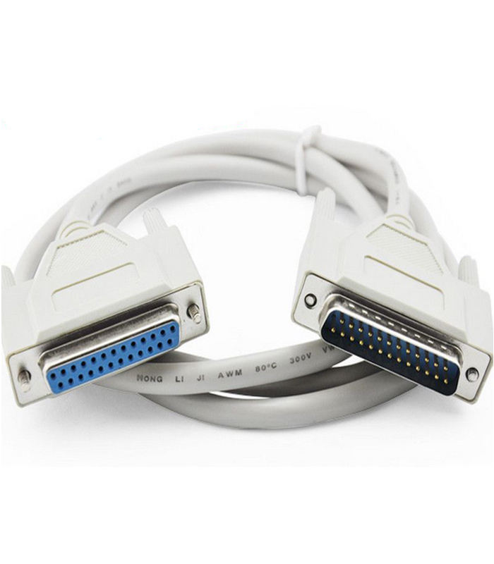 DB25 25 Pin Male to Female Serial Parallel Printer Extension Cable 5M ...