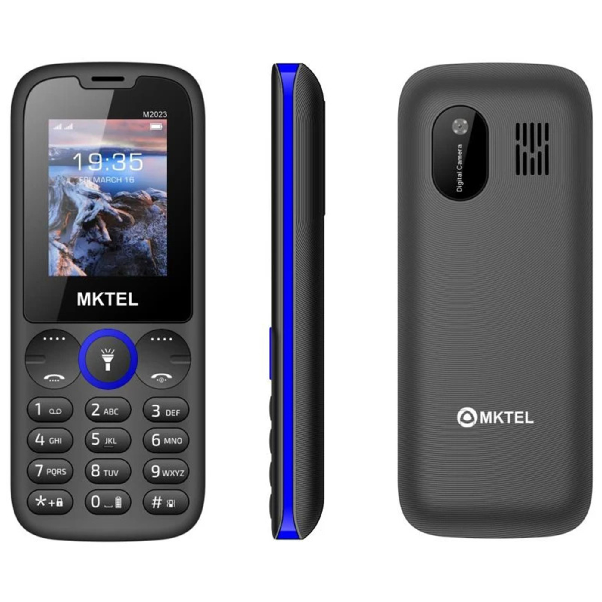 MKTEL M2023 Feature Phone with 1.77inch Display 800mAh Battery Dual SIM FM Radio Flashlight 0 ...