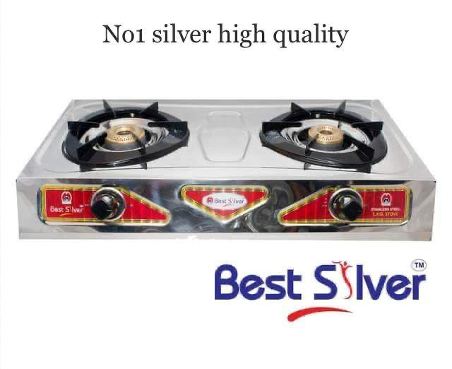 Best Silver Stainless Steel L.P.G. GAS Stove 2 Burner | Daraz.lk