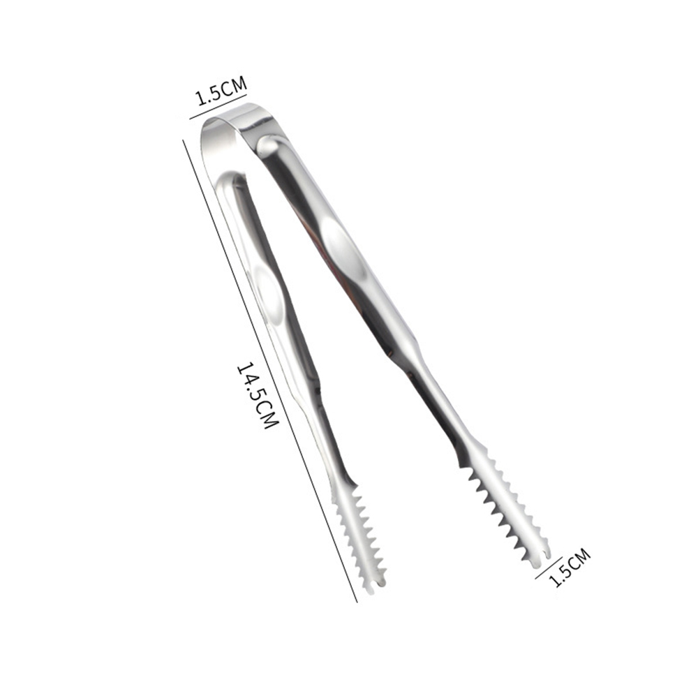 Stainless Steel Ice Tongs Non-Stick Bread Tongs Serving Tongs with ...