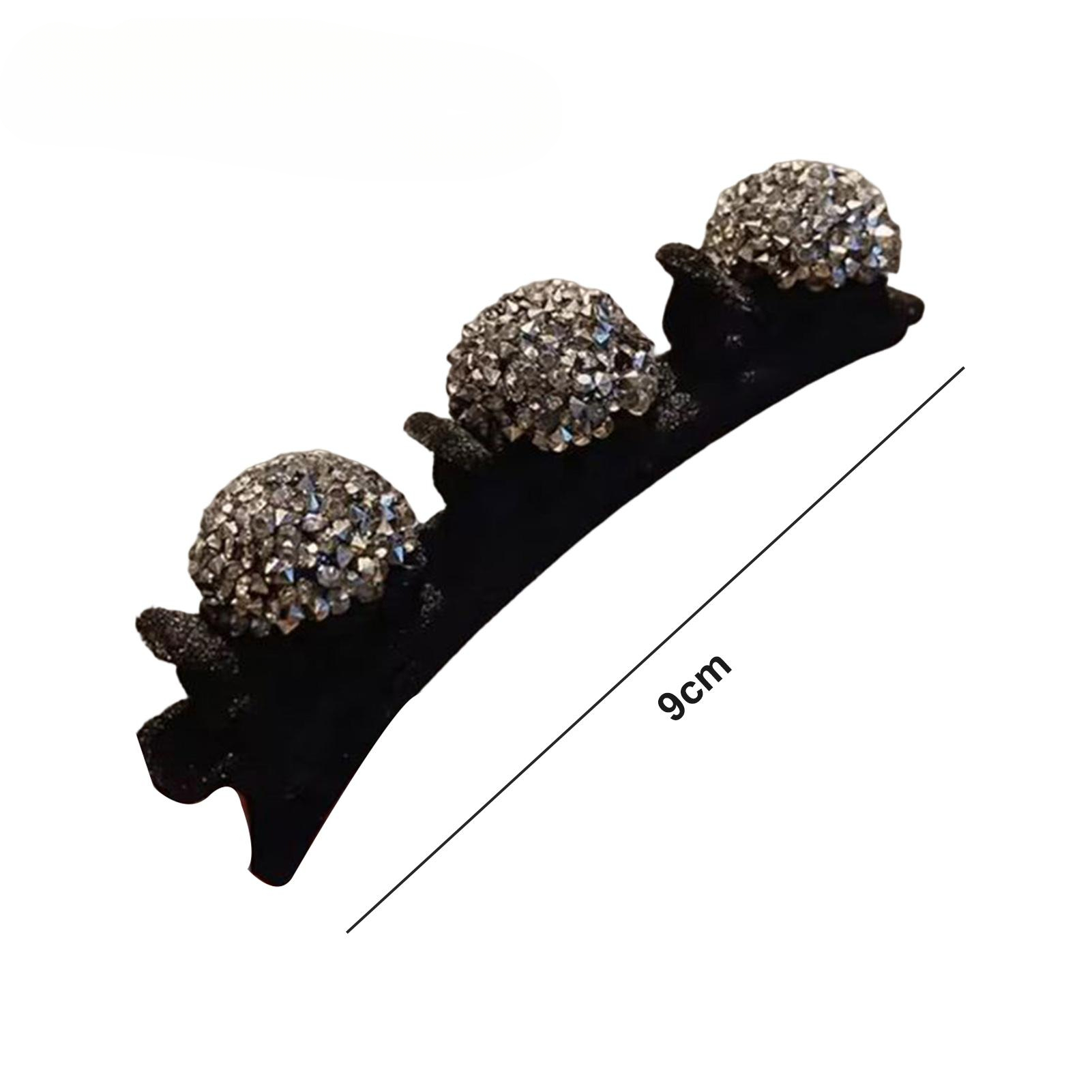Ameesi Forehead Bang Hairpin Elegant Lint Double Layer Hairpin Hair ...