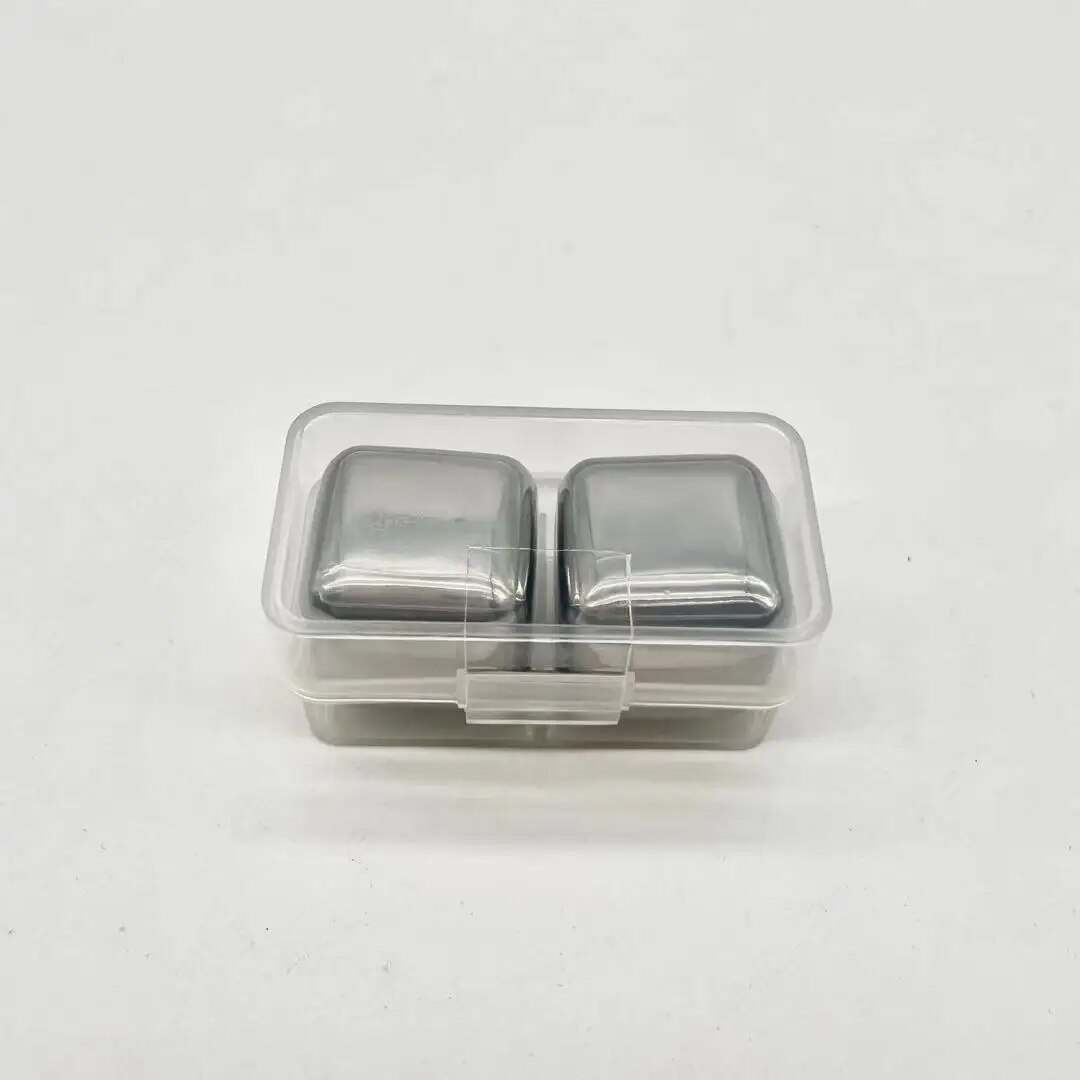 gan cube Reusable 316 Stainless Steel Ice Cubes Whiskey Ice Cubes ...