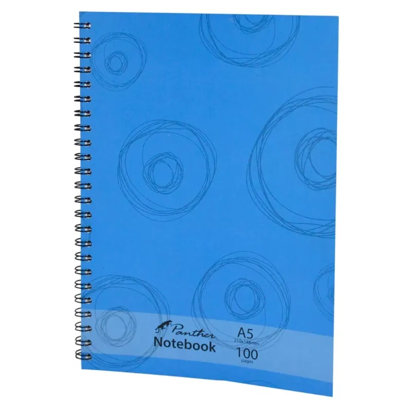 Note Pad A5 Side Spiral Ruled – Blue Circle | Daraz.lk