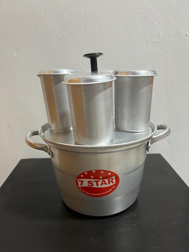 pittu bamboo 4 in 1 aluminium / pittu steamer | Daraz.lk