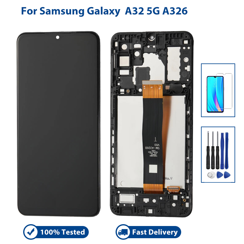 LCD With Frame For Samsung Galaxy A32 5G A326B A326U Display Touch ...