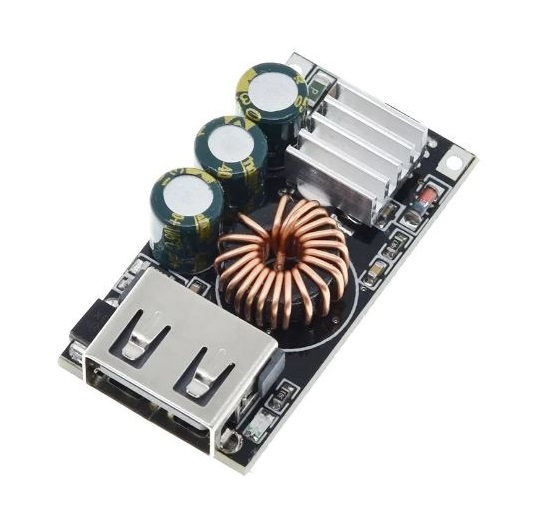 1 pcs of USB DC 10-32V 24W Boost Converter (Power bank) Power Module ...