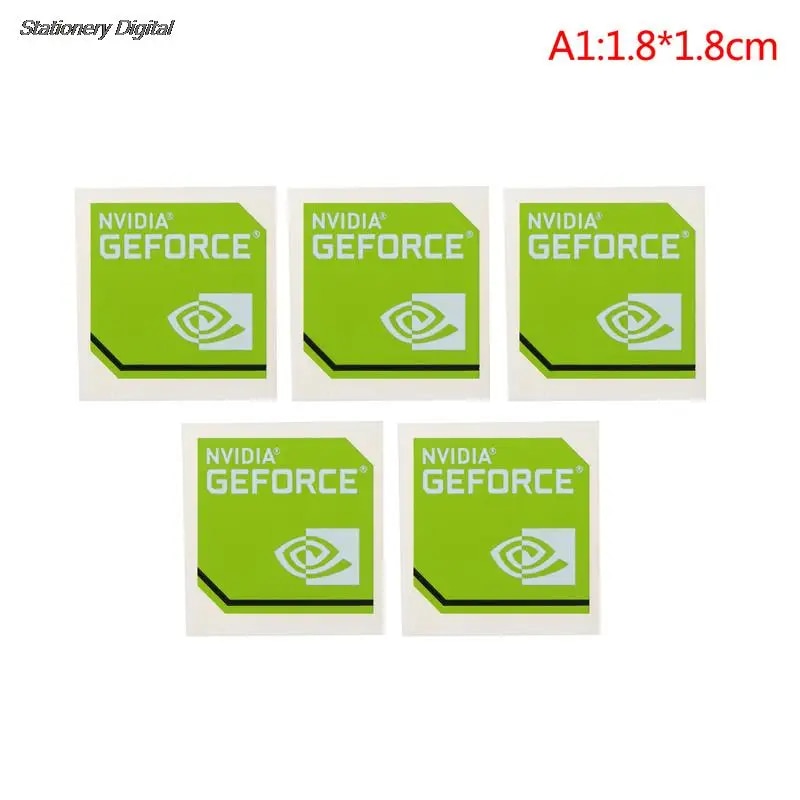 5pcs/set NVIDIA GTX GEFORCE Laptop Desktop Label Decorative Sticker ...