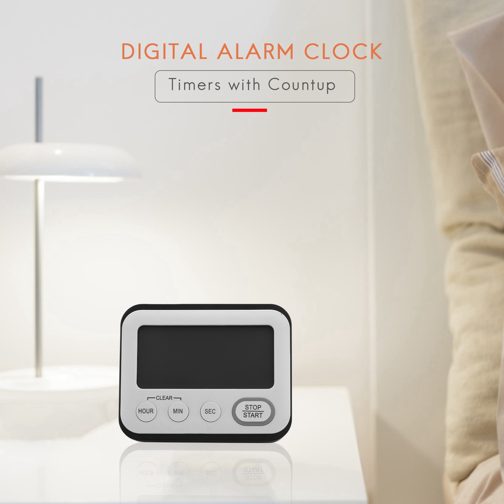 4X Digital Kitchen Countdown Timer: Teachers Classroom Counter Large ...