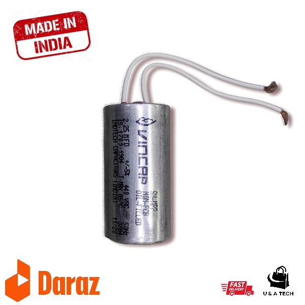 Ceiling Fan Oil Condenser 2.25MFD / VINCAP | Daraz.lk