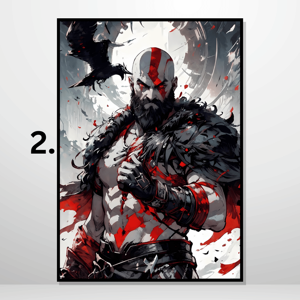 A3/A4 Size Framed wall posters Gaming GTA Battlefield Call of duty Assassins Creed God of war ...