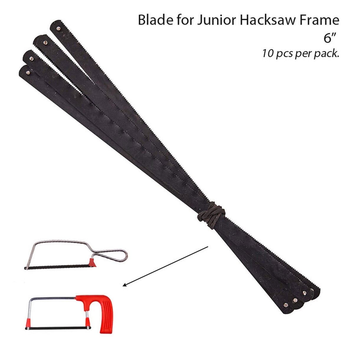 Blade for Junior Hacksaw Frame 24-TPI - 10pcs pack | Daraz.lk