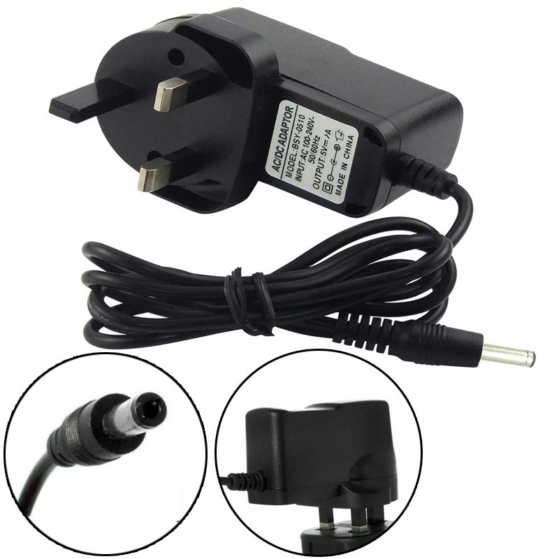 5V Volt 1A Main Power Supply AC/DC Adapter 3 Pin Charger Monitor ...