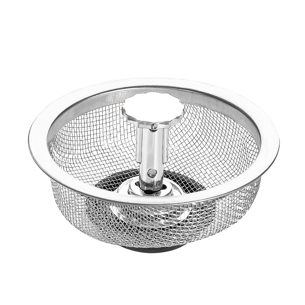 Kitchen Sink Stainless Steel Filter Sewer Mesh Strainers Sink Filter ...