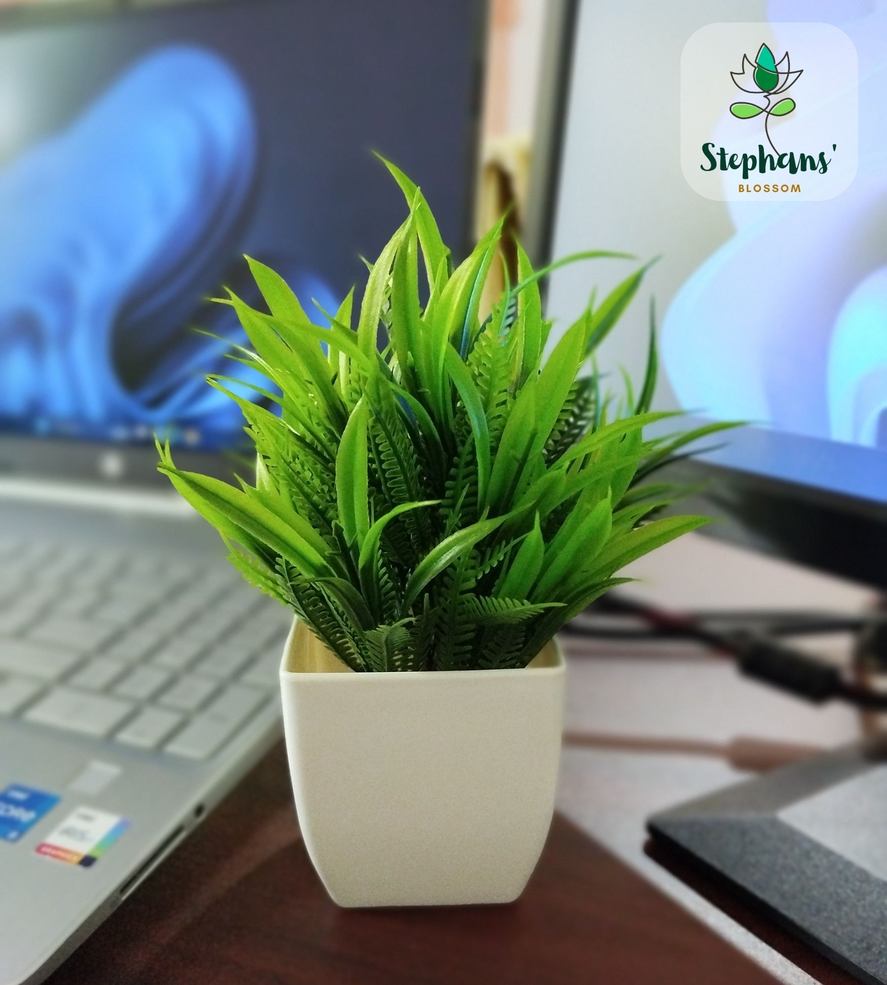 Artificial Potted Plants | Ornament | Green Small Tree | Pots | Desk ...