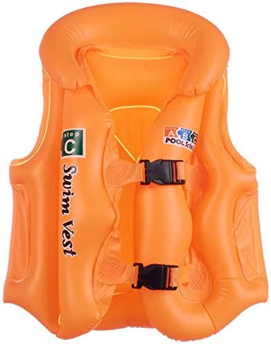 Kid’s Float Inflatable Swimming Vest Life Jacket afety Swim/ Kids Swim ...