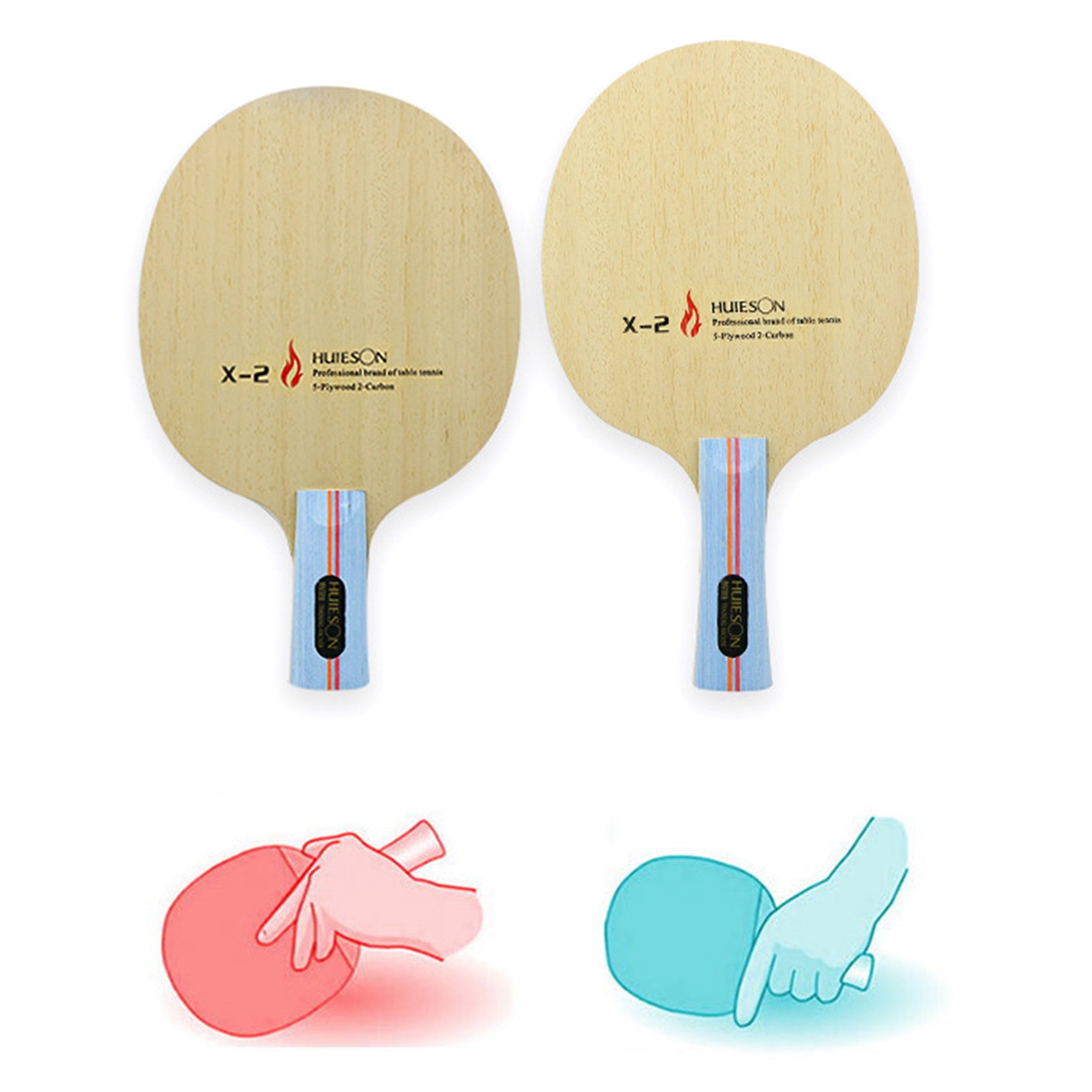 7 Ply Hybrid Carbon Table Tennis Racket Blade Ping Pong Racket Blade ...