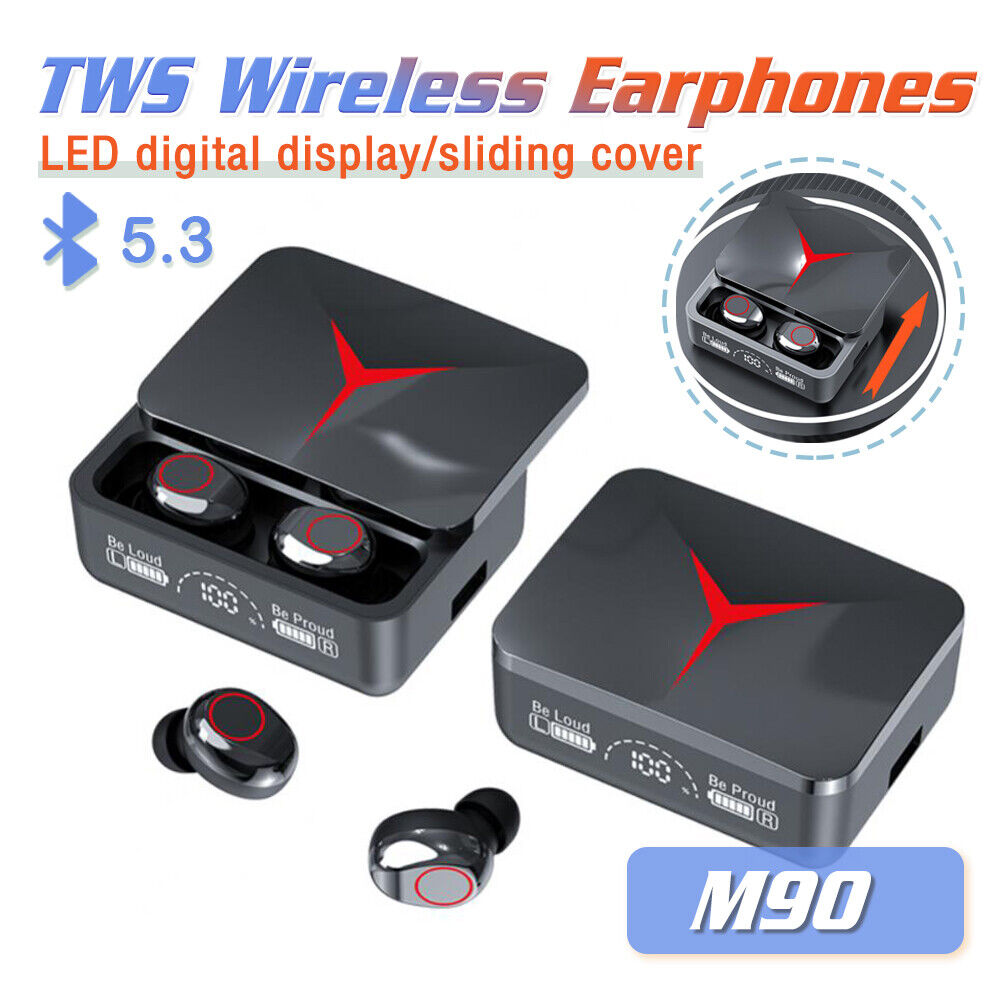 M90 Pro Gaming Wireless Bluetooth 5.3 Earphones In-Ear ENC Noise ...