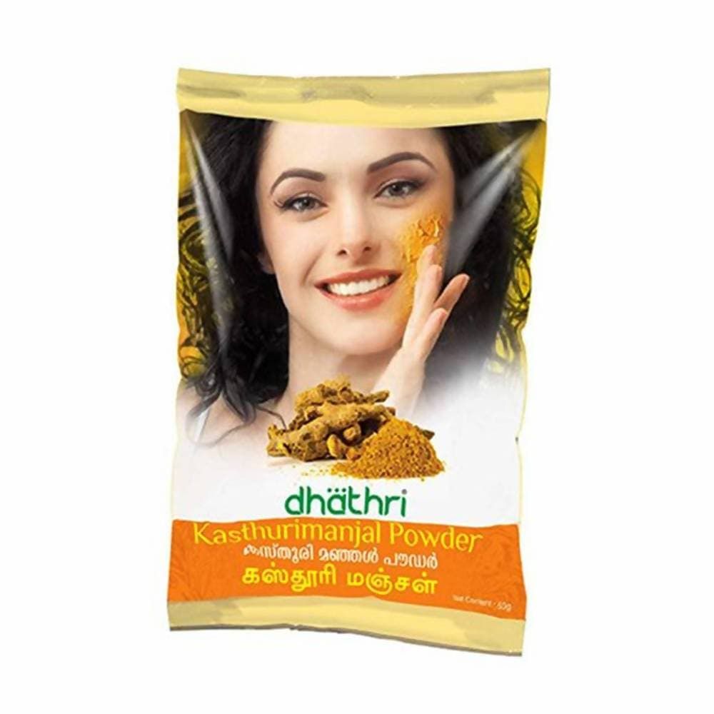 Dhathri Ayurveda Kasthuri Manjal Powder -50 gm (sachet) for face | Daraz.lk