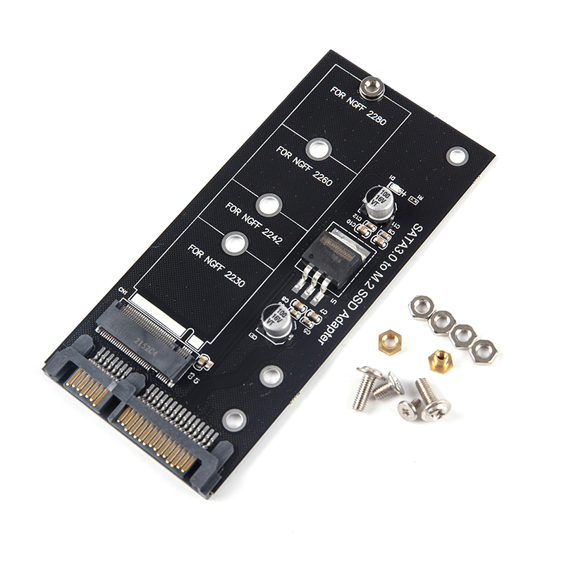 NGFF M.2 Adapter M2 SATA3 Raiser M.2 to SATA Adapter SSD M2 to SATA ...