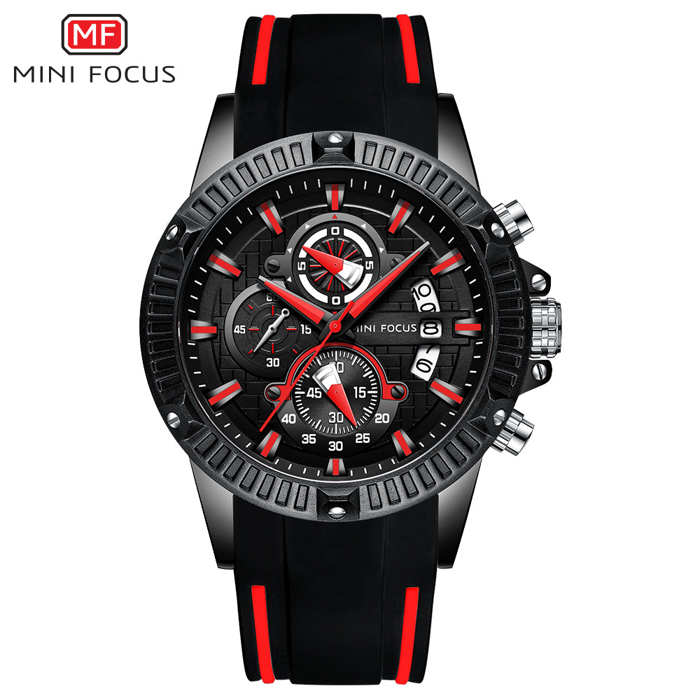 MINIFOCUS Multifunctional Watch Men's Watch Waterproof Quartz Watch Cross Border Sports Watch ...