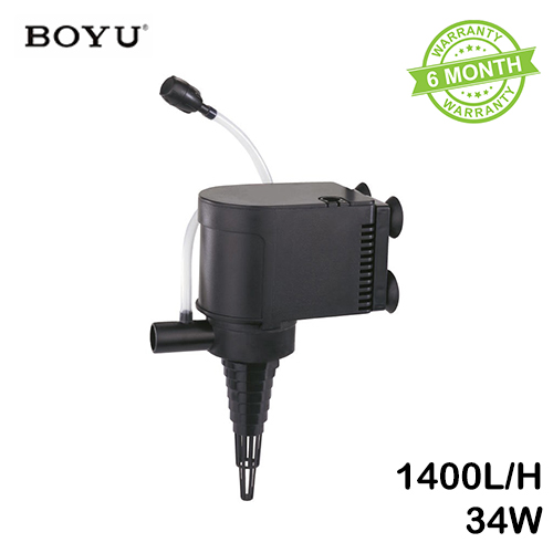 BOYU SP-2500 1400L/H 34W Aquarium Fish Tank Submersible Pump Water Pump ...
