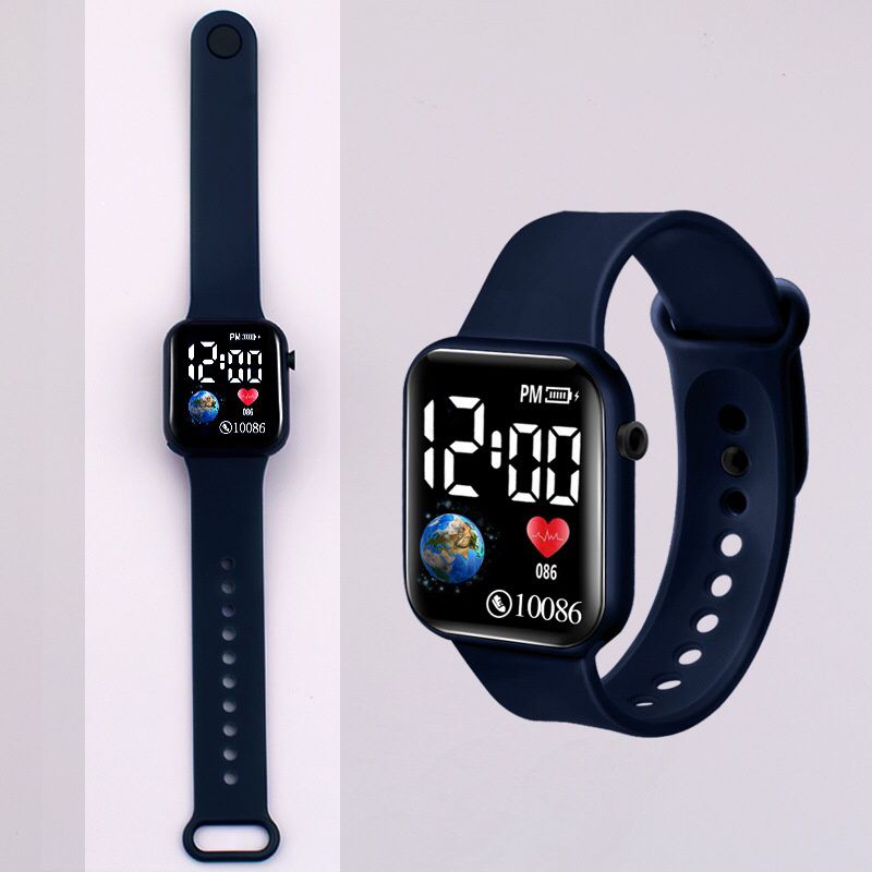 New Version Luxury Silicone Band Digital Sports Belt Fashinable Band ...