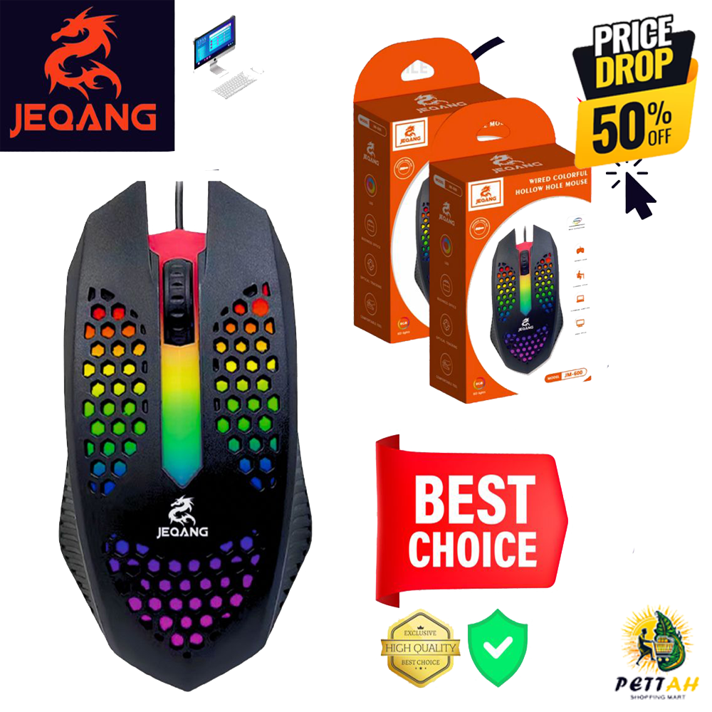 Wired Gaming Mouse – High-Precision, RGB Backlit, Ergonomic Grip for ...