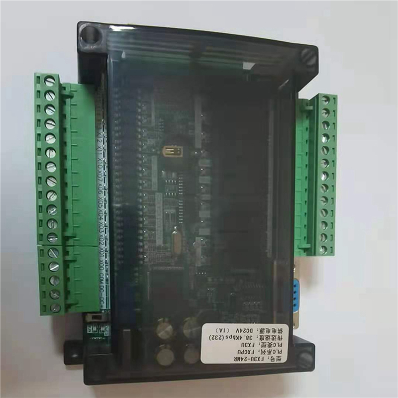 BRADOO 3X FX3U 24MR 6AD RS485 RTC (Real Time Clock) 14 Input 10 Relay Output 6 Analog Input 2 ...