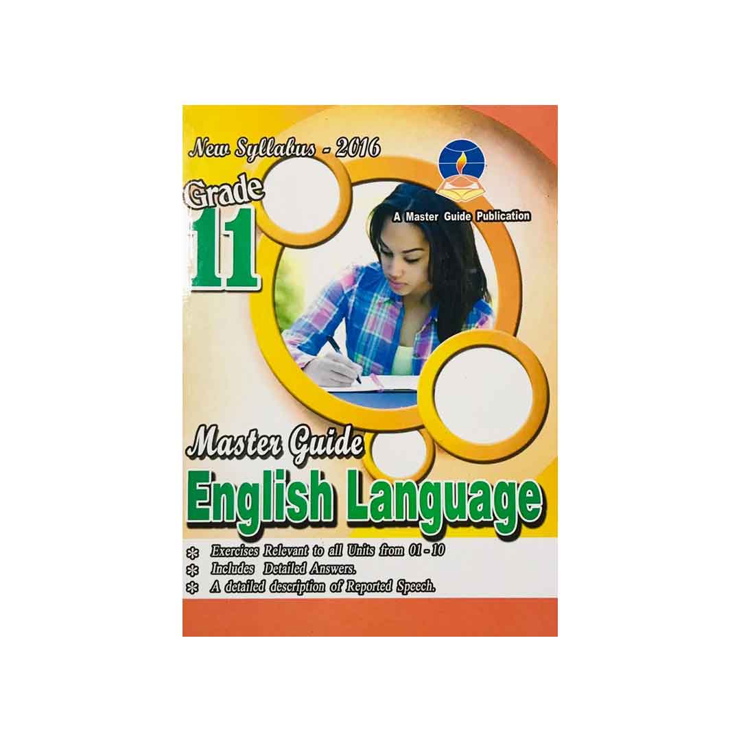 Master Guide Publications Grade 11 English Book | Daraz.lk
