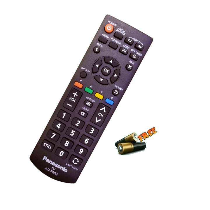 Panasonic LED TV Remote controller AD-PN37 & Free Batteries | Daraz.lk