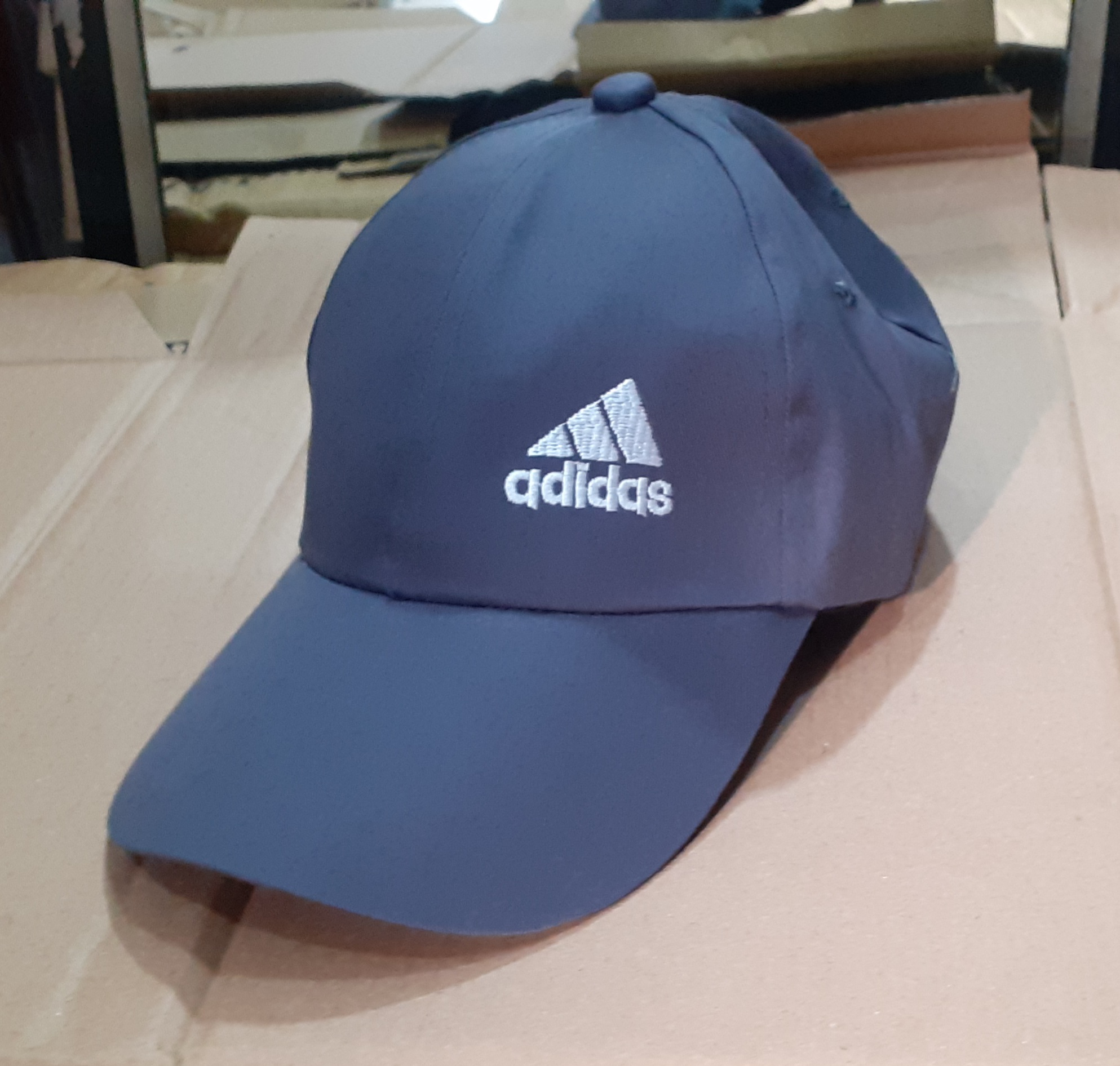 Quality White & Grey Caps - Adjustable Logo Printed | Daraz.lk