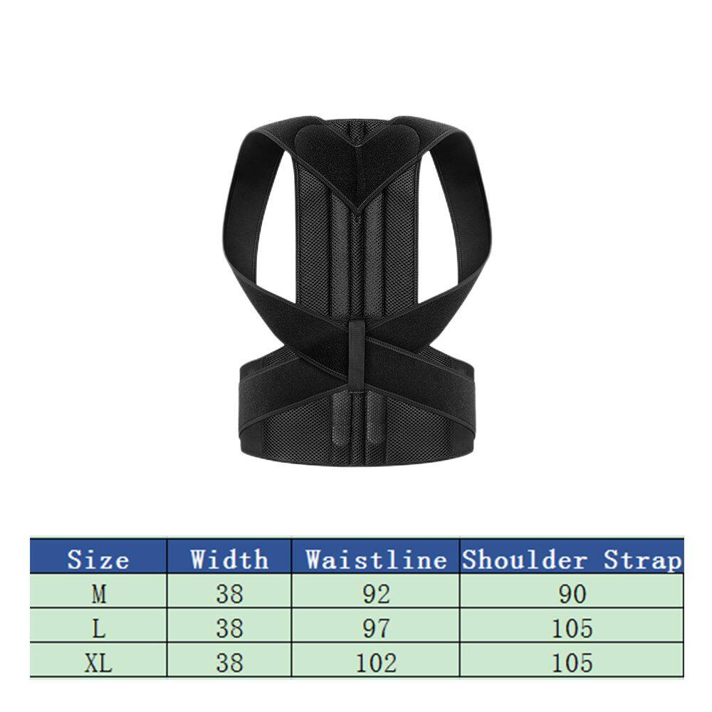 Back Posture Belt Humpback Corrector Back Shoulder Spine Support ...