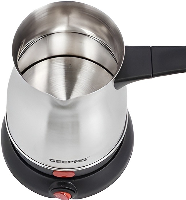 Geepas Electric Turkish Coffee Maker, Stainless Steel, 0.8L Capacity ...