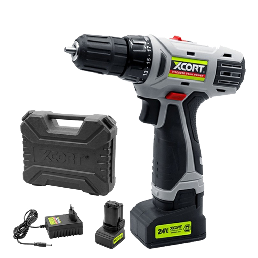 24V Xcort Cordless Drill 10mm - XDC05-24 - 30N.m - Lithium-ion | Daraz.lk