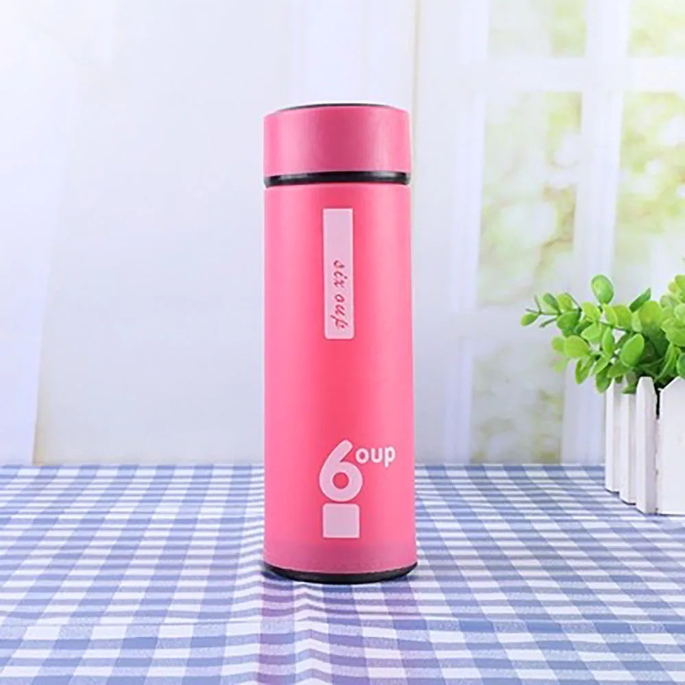 450ml Double Layer Hot and Cold Cup Bottle Glass Water Bottle for Gift | Daraz.lk
