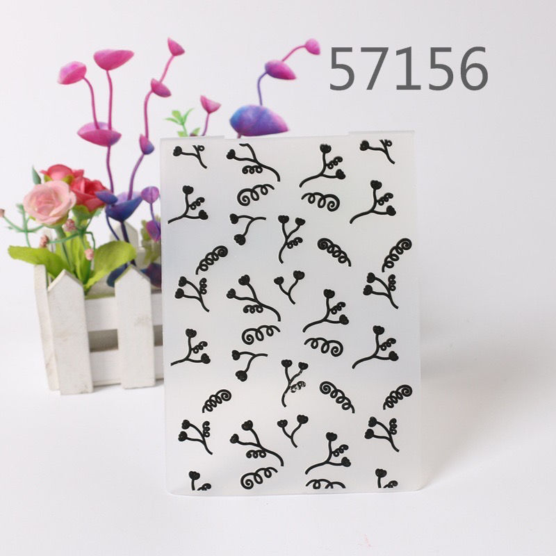 Plastic Texture Clip Concave-Convex Embossing Die Indentation Template ...