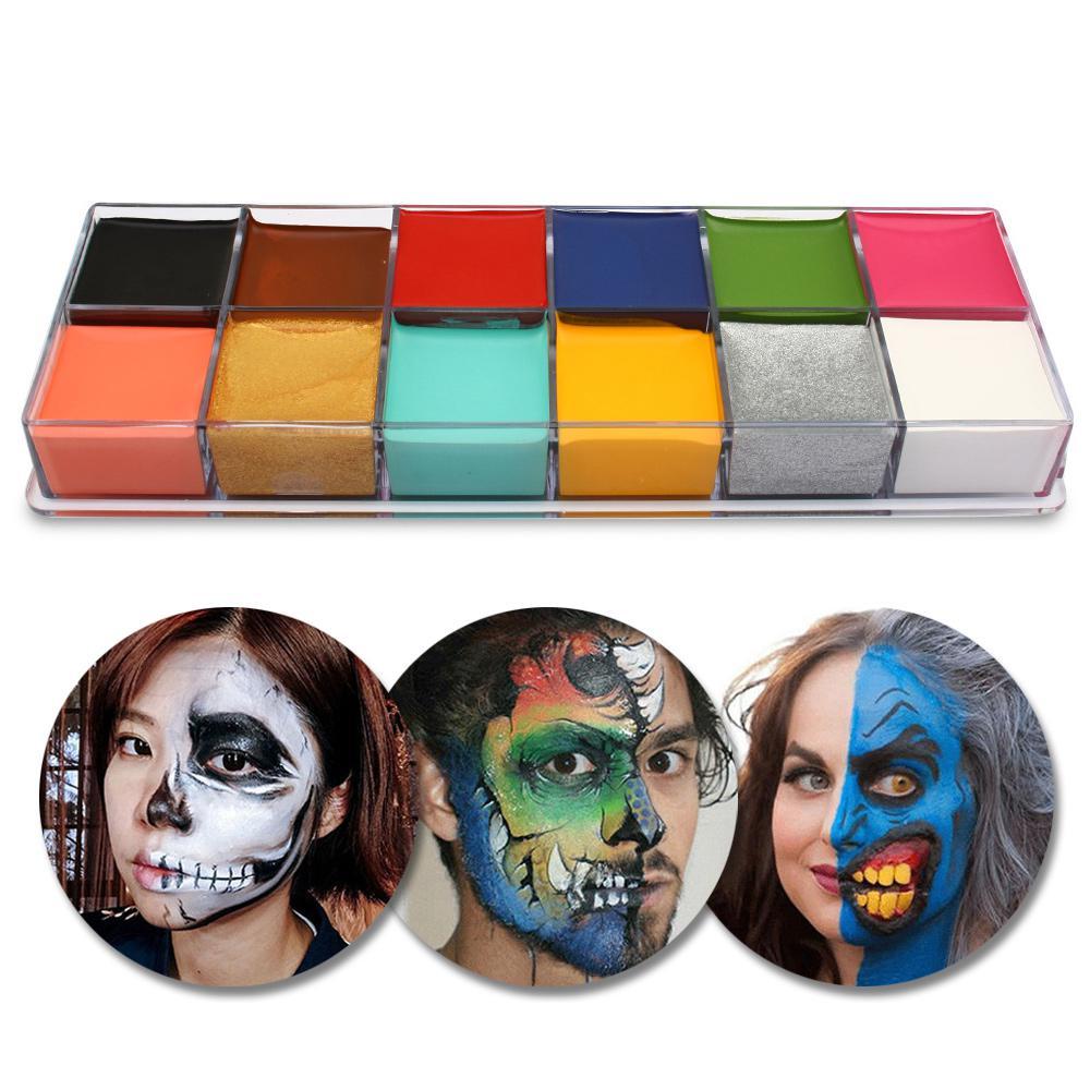 （NEW）Face Paint, 12 Colors Face Body Paint | Daraz.lk