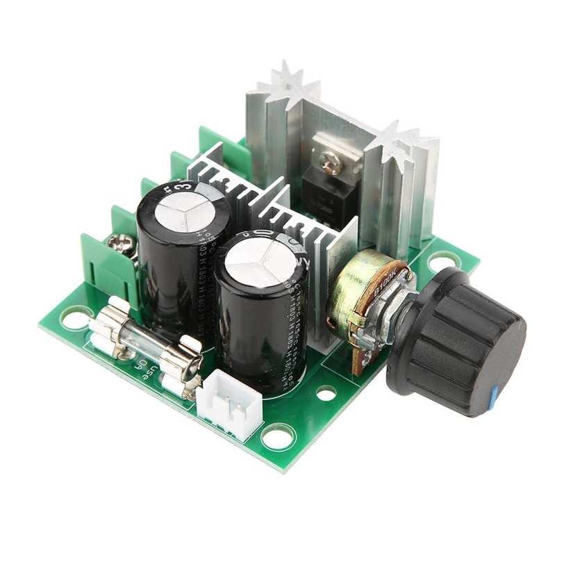 10A 12V-40V PWM DC Motor Governor Stepless Variable Speed Switch Module Controller COB-63 ...