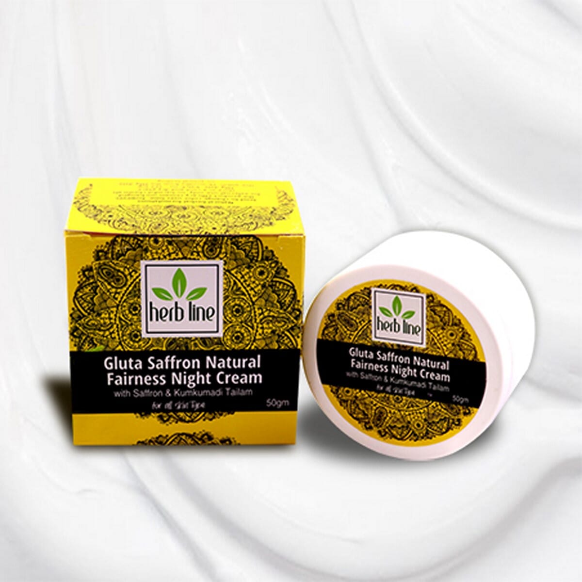 Herb Line Natural Fairness Night Cream - 50g | Daraz.lk